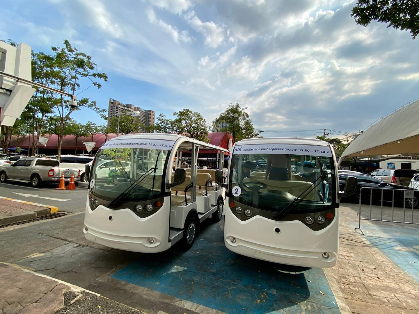 ส่งมอบรถไฟฟ้า GRANDE รุ่น Shuttle 14 | UGOCORP